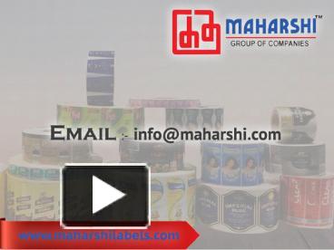 Sticker Labels, Filmic Labels presentation | free to download