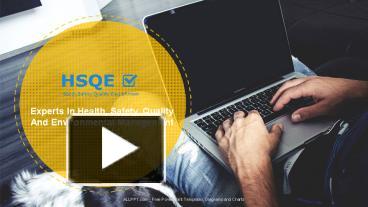 PPT – HSQE- Experts In Health, Safety, Quality And Environmental ...