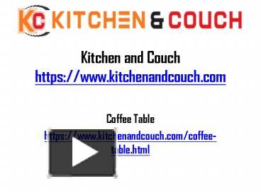 PPT – Coffee Table PowerPoint presentation | free to download - id ...