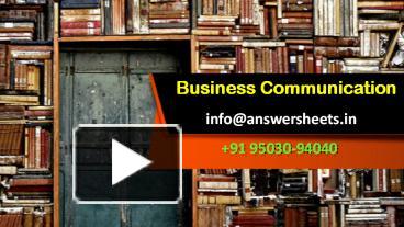 Communication is a two-way process” – Explain. presentation | free to ...