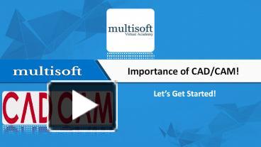 PPT – Importance of CAD CAM PowerPoint presentation | free to download ...