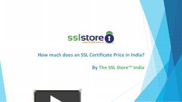 PPT – How much does an SSL Certificate Price in India? PowerPoint ...