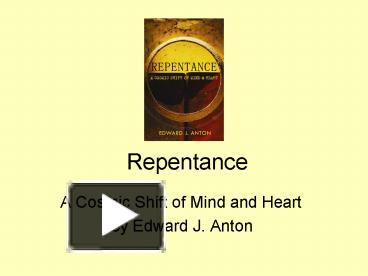 Repentance presentation | free to view