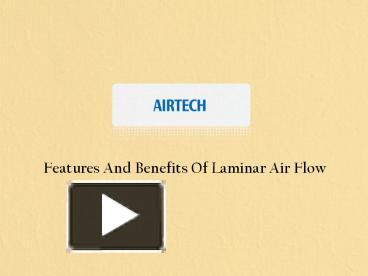 Ppt Laminar Air Flow Services Powerpoint Presentation Free To
