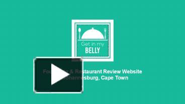 PPT – GetinMyBelly - Café del Sol Botanico - restaurant review in ...