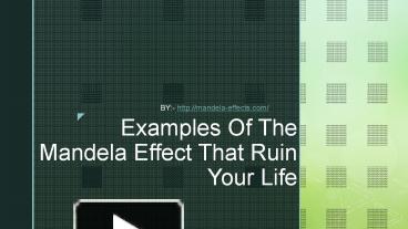 Mandela Effect Proof with 25 Brainstorming Mandela Examples ...