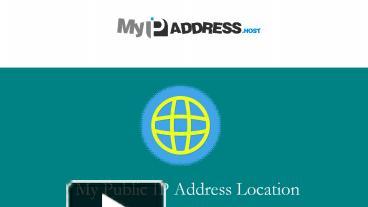 What is My IP Address (1) presentation | free to download