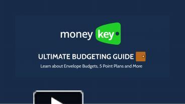 MoneyKey Ultimate Budgeting Guide presentation | free to download