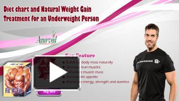 PPT – Diet chart and Natural Weight Gain Treatment for an underweight ...