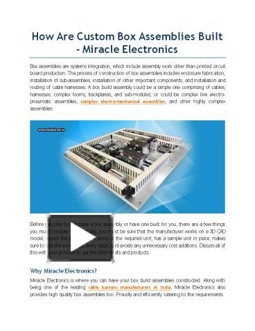 PPT – How are custom box assemblies built PowerPoint presentation ...