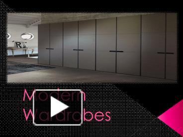 Modern Wardrobes presentation | free to download