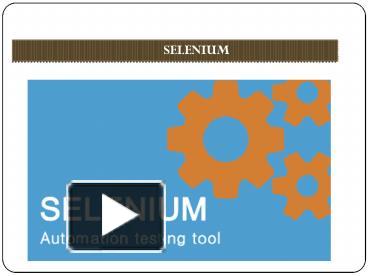 PPT – Selenium Training in Tambaram PowerPoint presentation | free to ...