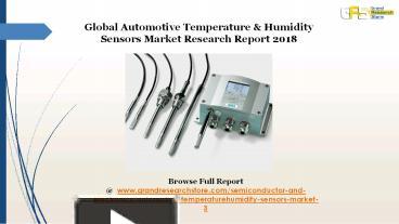 PPT – Automotive Temperature & Humidity Sensors Market Research Report ...