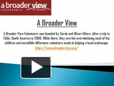 PPT – A Broader View PowerPoint presentation | free to download - id ...