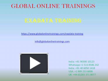 PPT – Exadata Training | Oracle Exadata 12c DBA Online Training-GOT ...