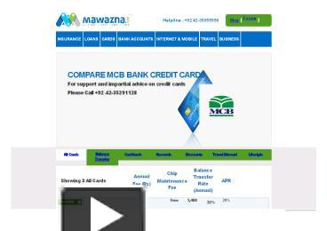 PPT – MCB Credit Cards PowerPoint presentation | free to download - id ...