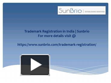 PPT – Trademark PowerPoint presentation | free to download - id: 89e388 ...