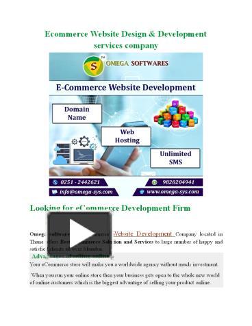 PPT – eCommerce Website Design & Development PowerPoint presentation ...