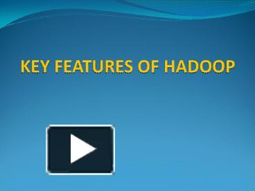 PPT – hadoop-training-institute-in-chennai PowerPoint presentation ...