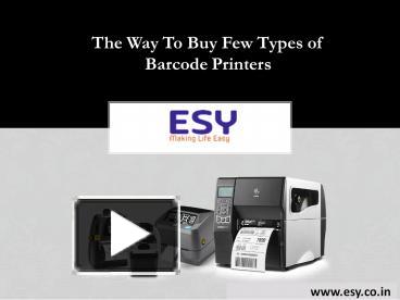 PPT – Unique Types of Barcode Scanners PowerPoint presentation | free ...