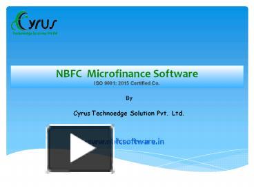 PPT – Cyrus Provides a Cloud based Solution Designed for Automating ...