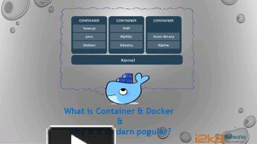 Introduction to Docker and Containers - Beginner & Educational Series ...