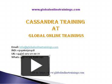 PPT – best online cassandra PDF file free PowerPoint presentation ...