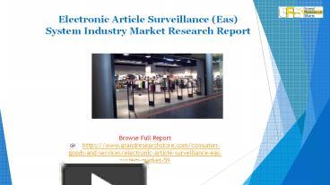PPT – Electronic Article Surveillance (Eas) System Industry Market ...