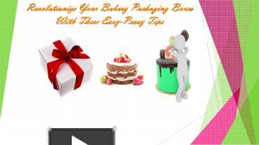 Bakery packaging boxes presentation | free to download