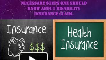 disability insurance claim presentation | free to download