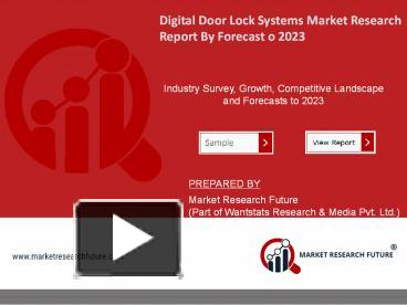 Digital Door Lock Systems Market presentation | free to download