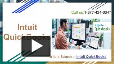 Intuit QuickBooks (1) presentation | free to download