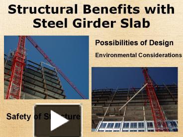 advantages of Structural Steel Girder Slab presentation | free to download