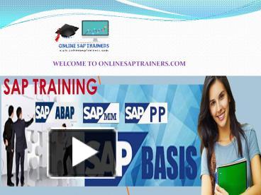 PPT – SAP Training Online by Online SAP Trainers PowerPoint ...