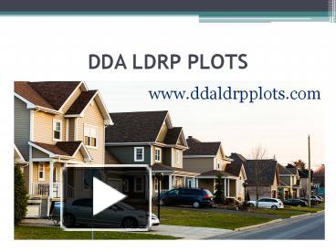 DDA LDRP Plots with approved DDA LDRA policy presentation | free to ...