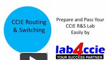 PPT – CCIE Routing and Switching Lab Workbook PowerPoint presentation ...
