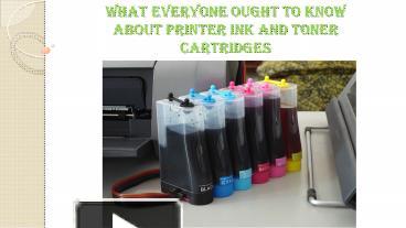 Printer ink and toner cartridges online store presentation | free to ...