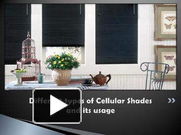 Different types of Cellular Shades and its usage presentation | free to ...