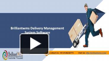 PPT – Delivery Management System Software PowerPoint presentation ...