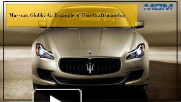 PPT – Maserati Ghibli an Example of Fine Craftsmanship PowerPoint ...