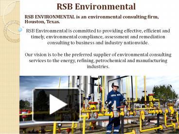 Phase I Esa | RSB Environmental presentation | free to download
