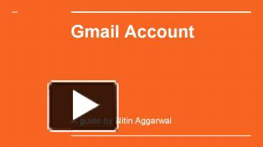 Gmail presentation | free to download