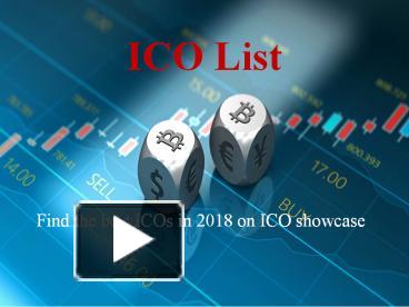 PPT – The ICO showcase - ico list, upcoming icos, active icos ...