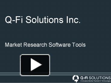PPT – Market Research Software Tools PowerPoint presentation | free to ...