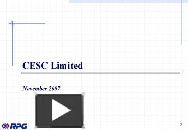 PPT – CESC PowerPoint presentation | free to view - id: 8a73e-ZDc1Z