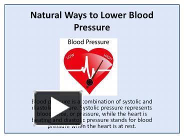 PPT – High blood pressure PowerPoint presentation | free to download ...
