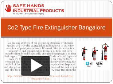PPT – CO2 Type Fire Extinguisher Bangalore PowerPoint presentation ...