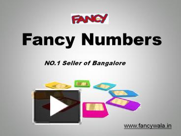 PPT – Fancy Numbers PowerPoint presentation | free to download - id ...