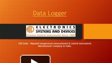 Data Logger presentation | free to download