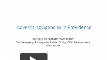 Advertising Agencies in Providence (9) presentation | free to download
